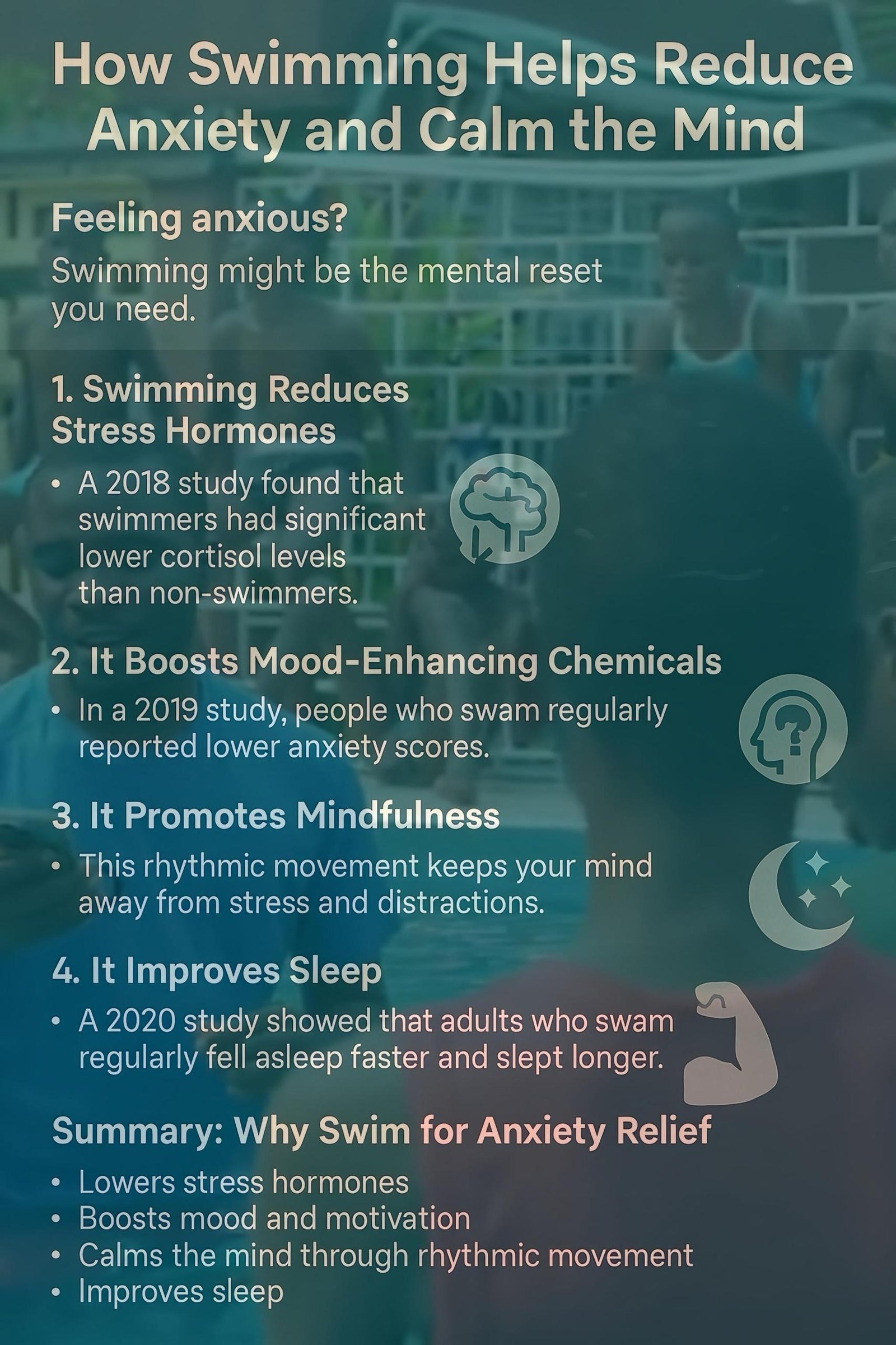 How Swimming Helps Reduce Anxiety and Calm the Mind - swimin1day.org
